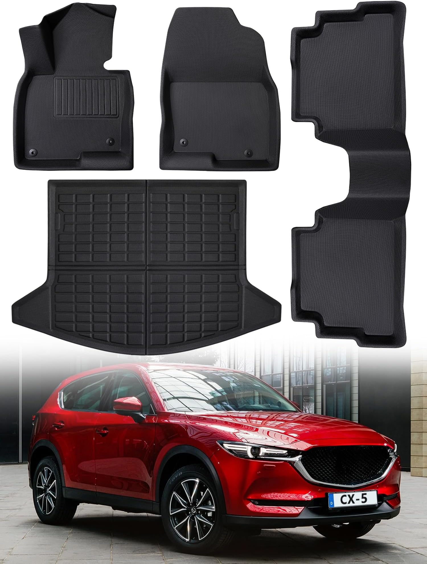 Amazon.com: 4 PCS 2024 2023 for Mazda CX 5 CX5 Floor Mats, 2022 2021 ...