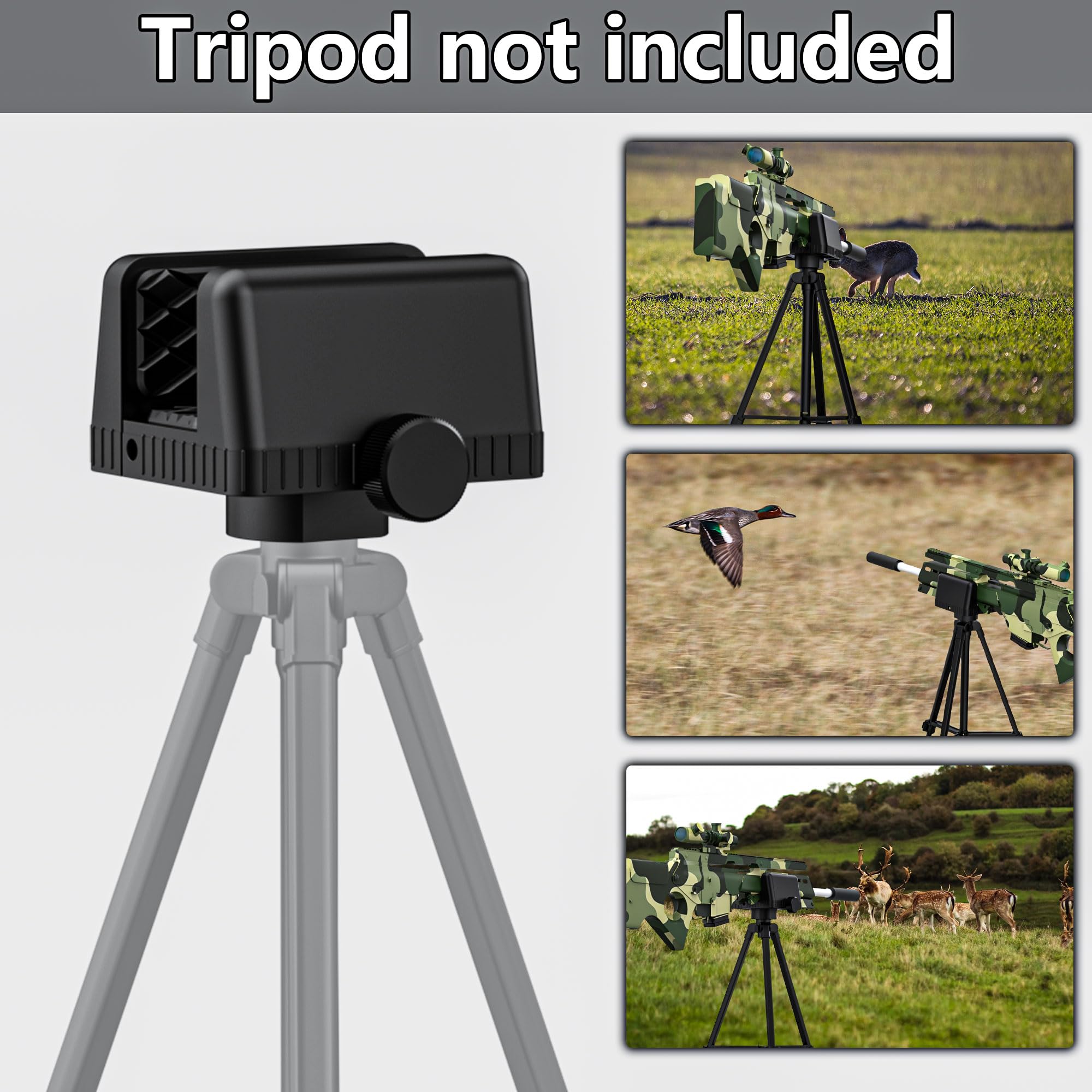 Snapklik.com : Universal Rifle Clamp Shooting Rest Lightweight Hunting ...