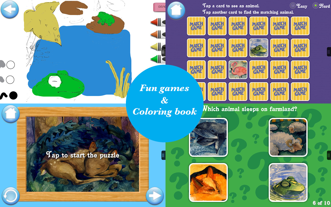 The Animals Sleep: A Bedtime Book of Biomes (Kindle Tablet Edition ...