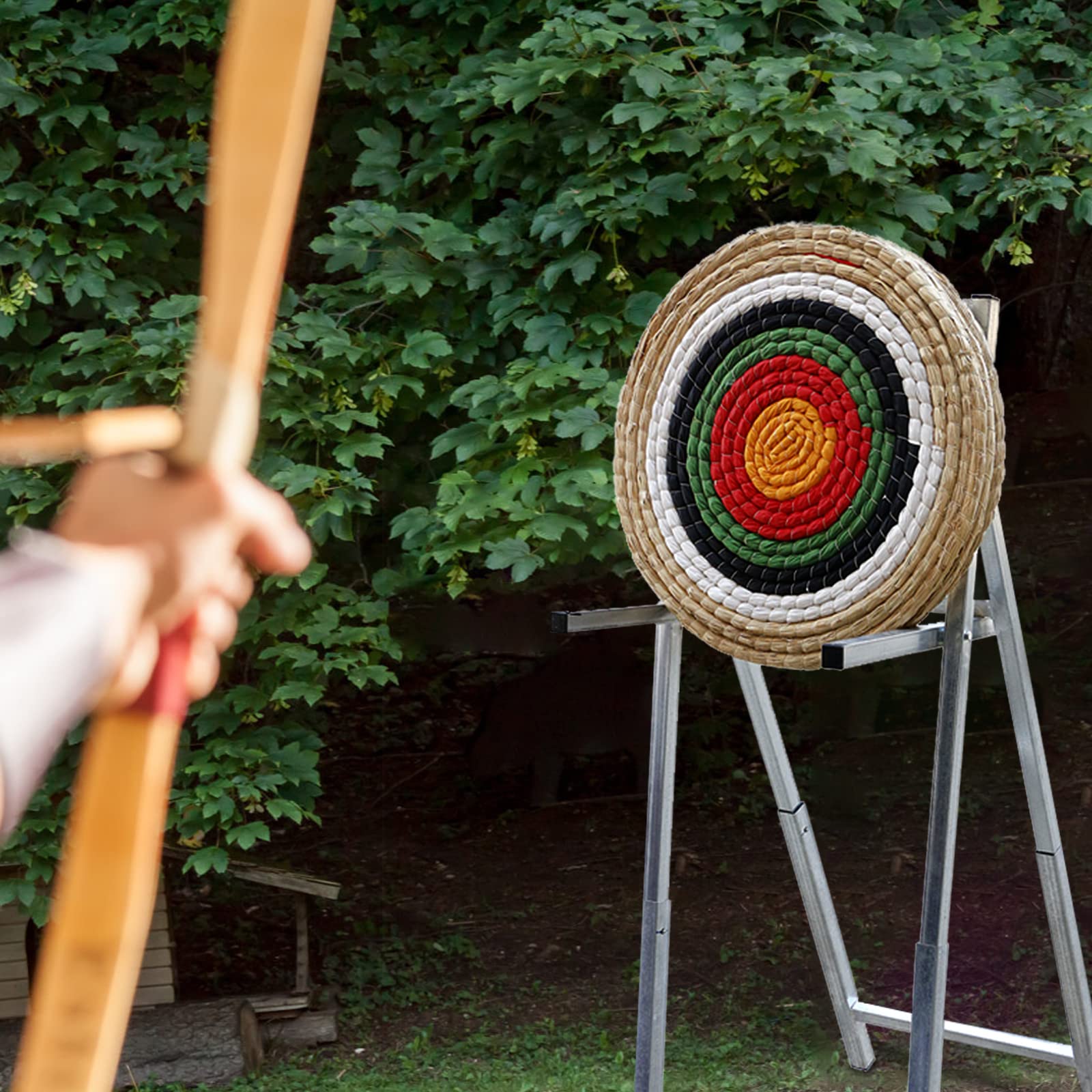 Swatlo Archery Target Stand for Bag & Straw Archery Targets 3 or 5 ...