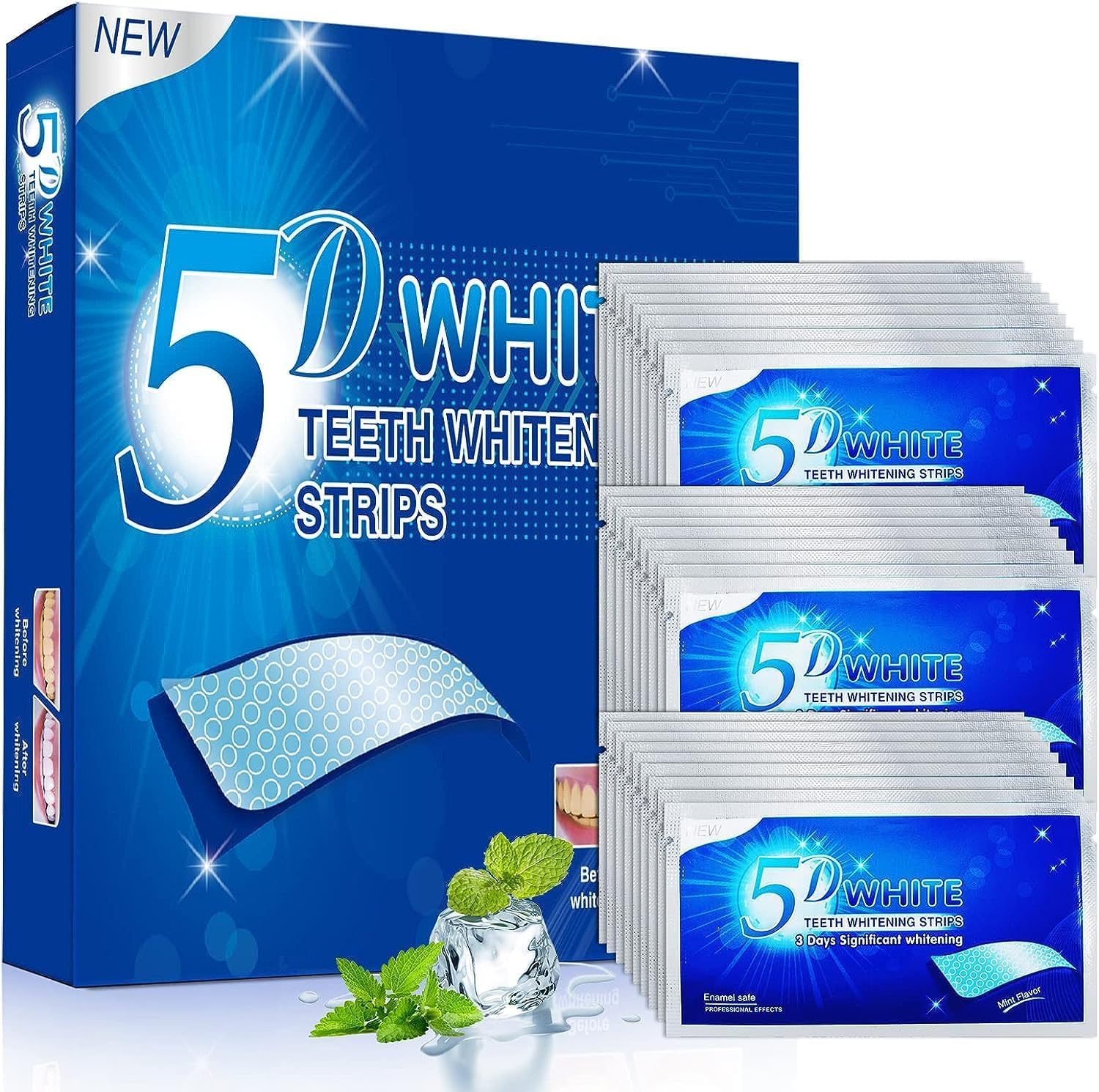Bleaching Stripes Zahnaufhellung Bleaching streifen, Celakeety White ...
