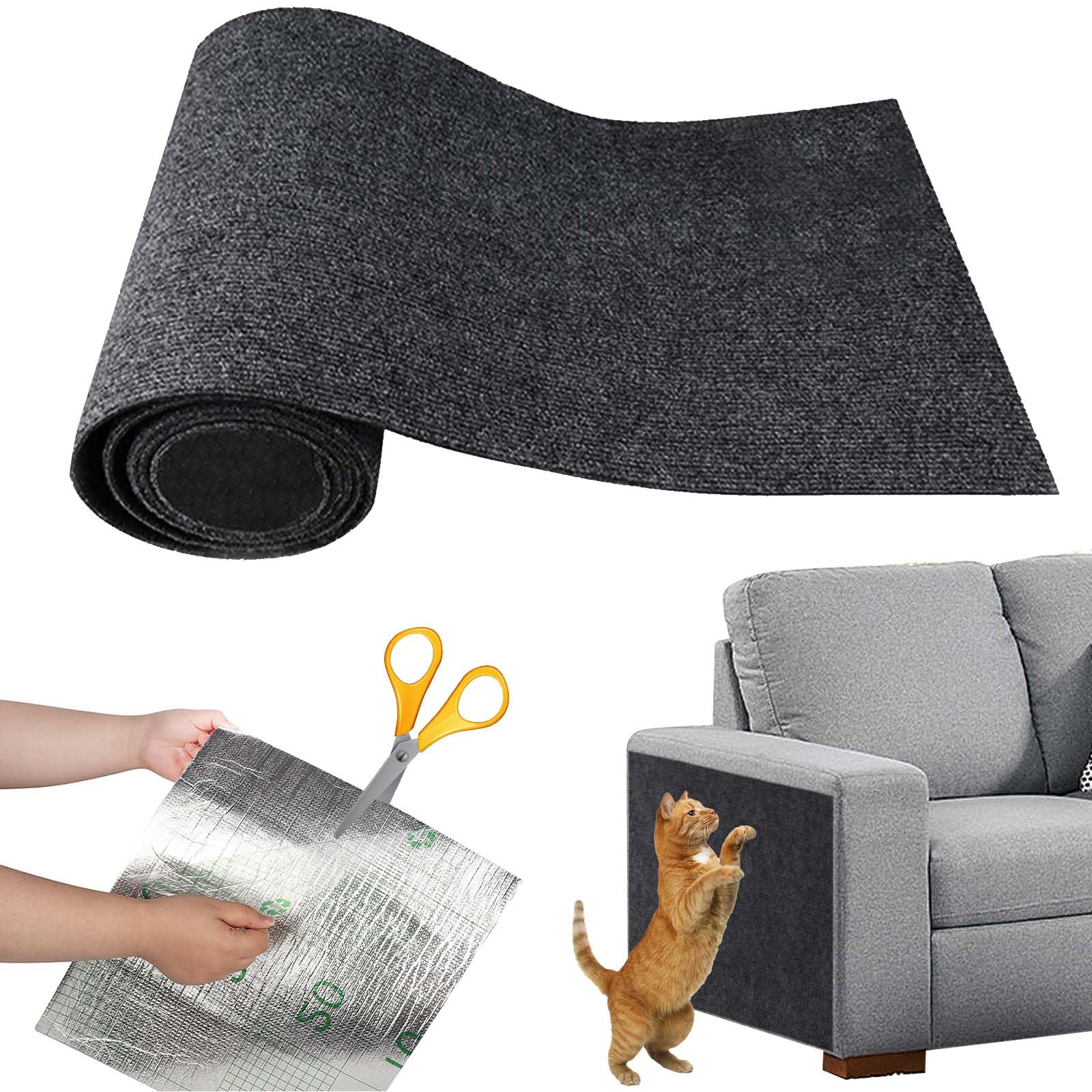 200 cm x 40 cm Self-Adhesive Cat Wall Scratching Mat, DIY Scratching ...
