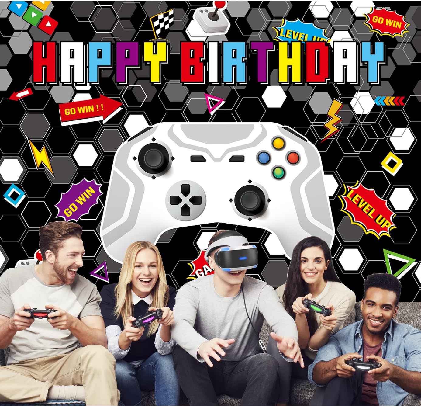 Xbox Birthday Background The Xbox One With Black Controllers On It
