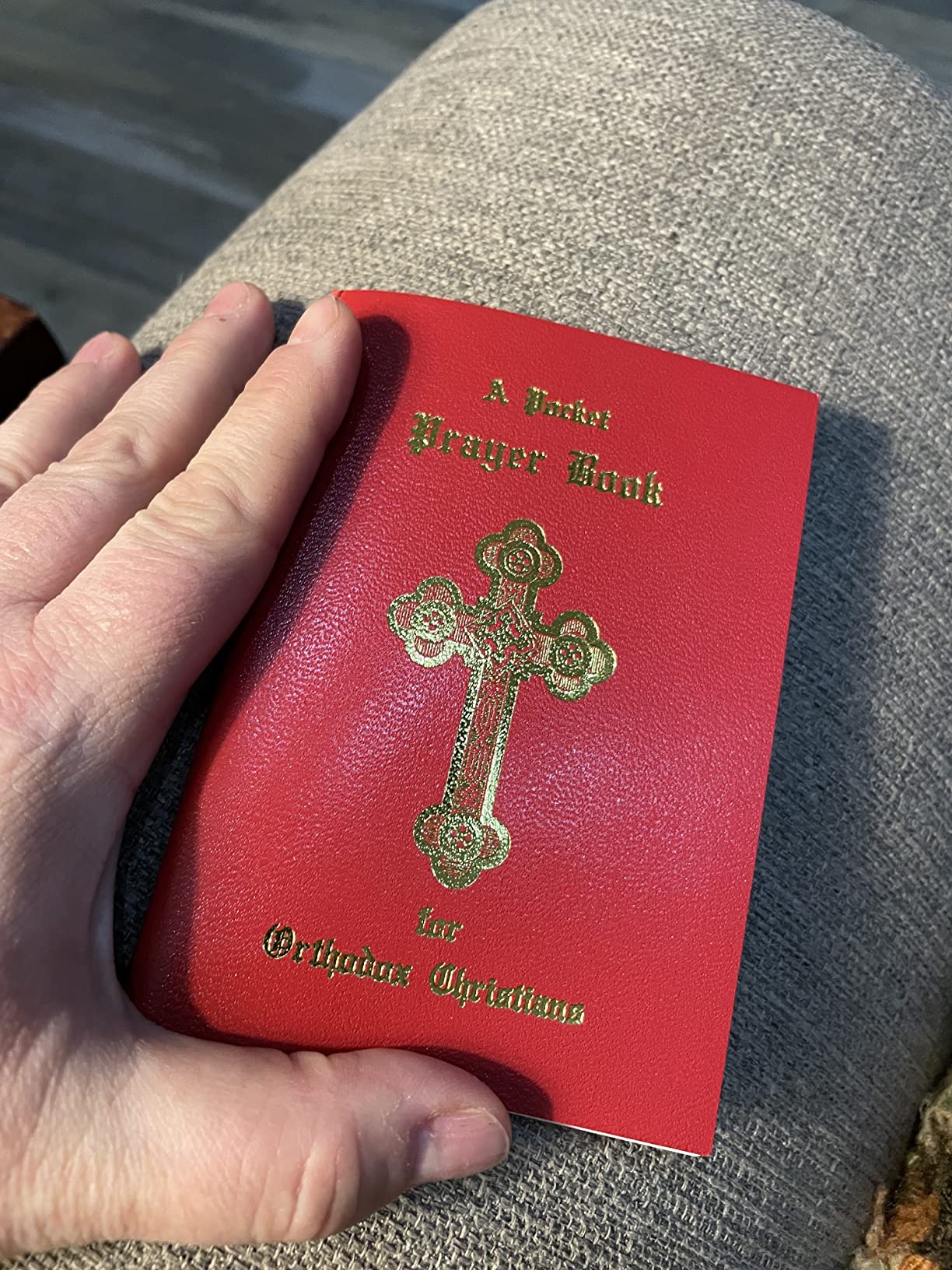 A Pocket Prayer Book for Orthodox Christians [red paper cover]: "The ...