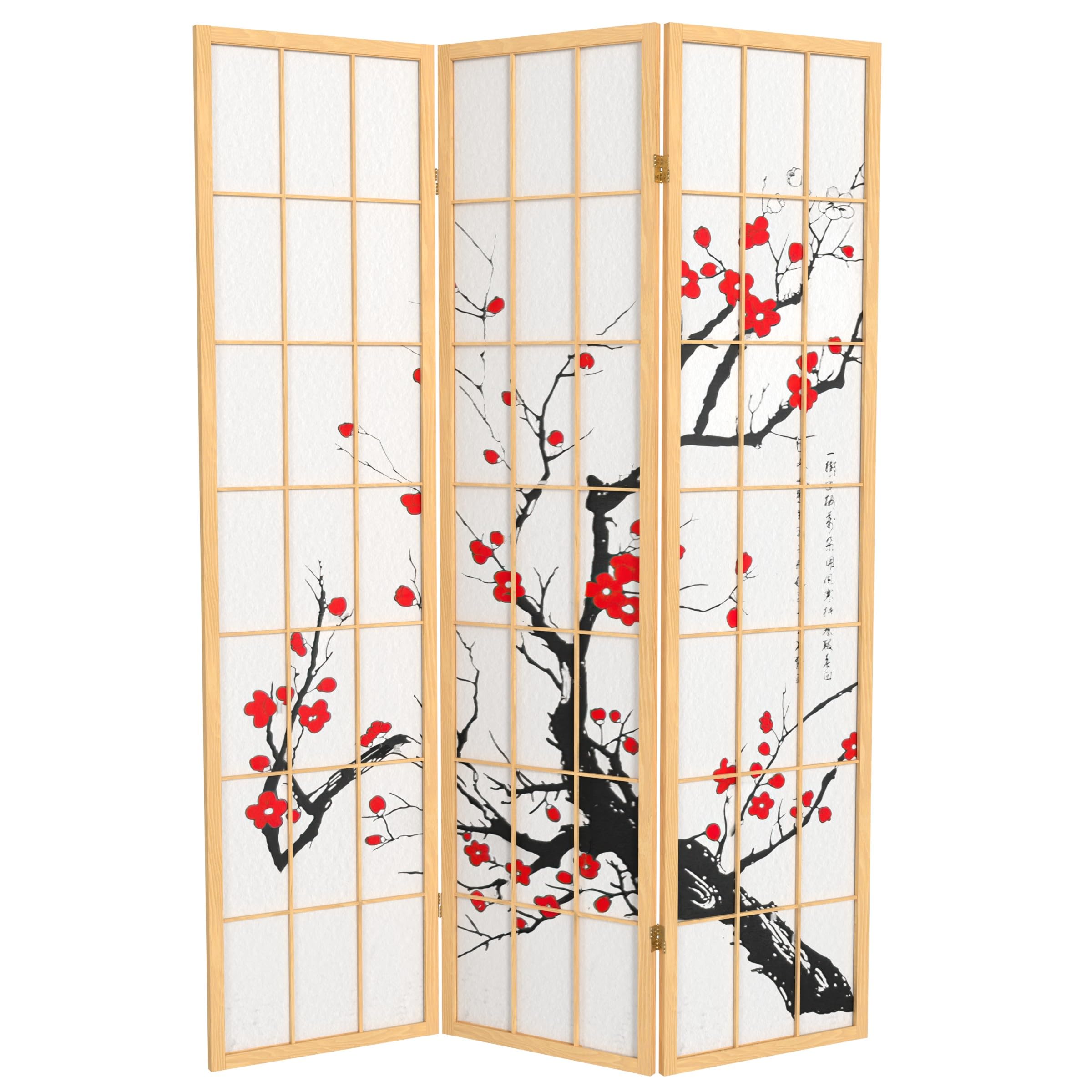 Snapklik.com : Red Lantern 6 Ft. Tall Flower Blossom Divider