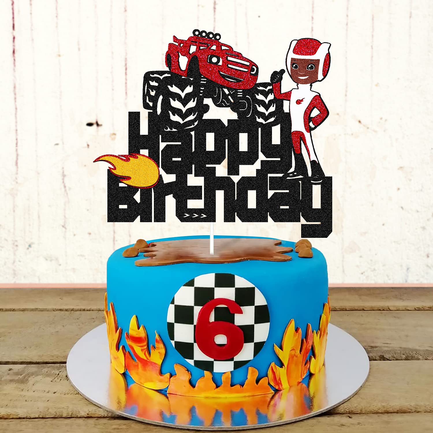 Blaze And The Monster Machines Cupcake Toppers Blaze, 57% OFF
