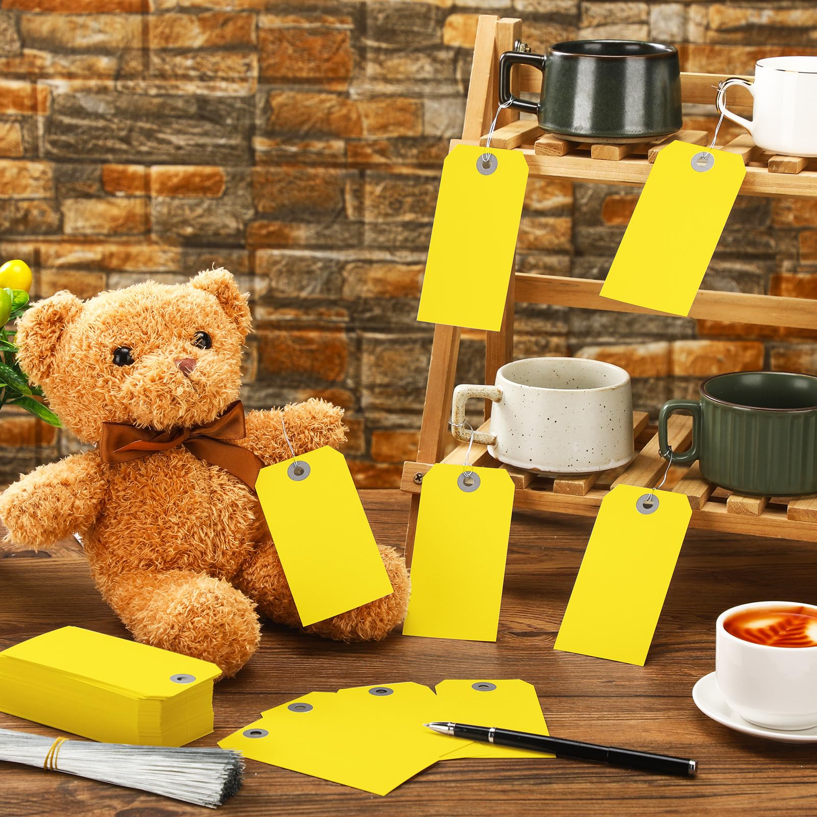 Snapklik.com : 1000 Pcs Blank Manila Shipping Tags