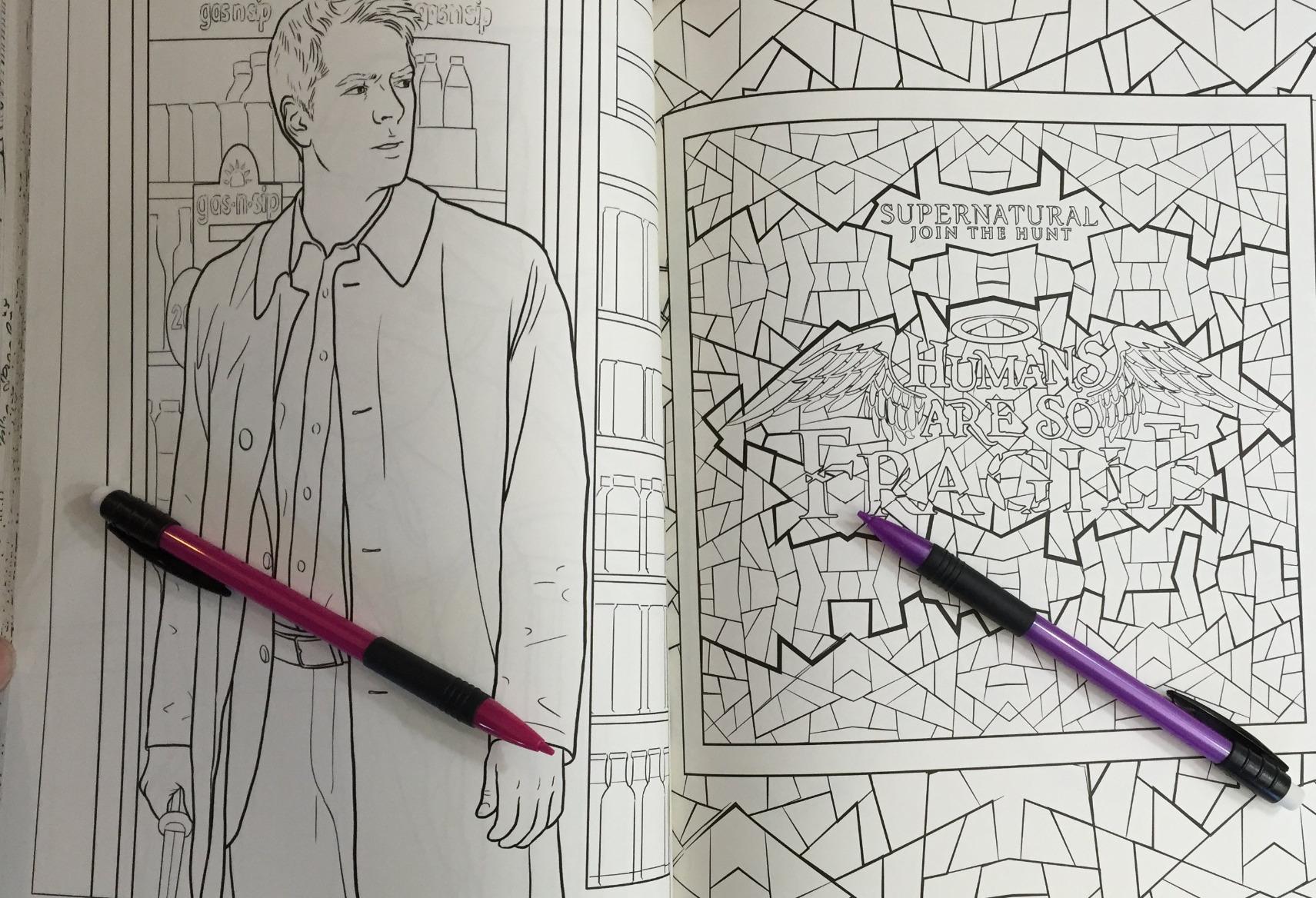 Supernatural: The Official Coloring Book: Insight Editions ...