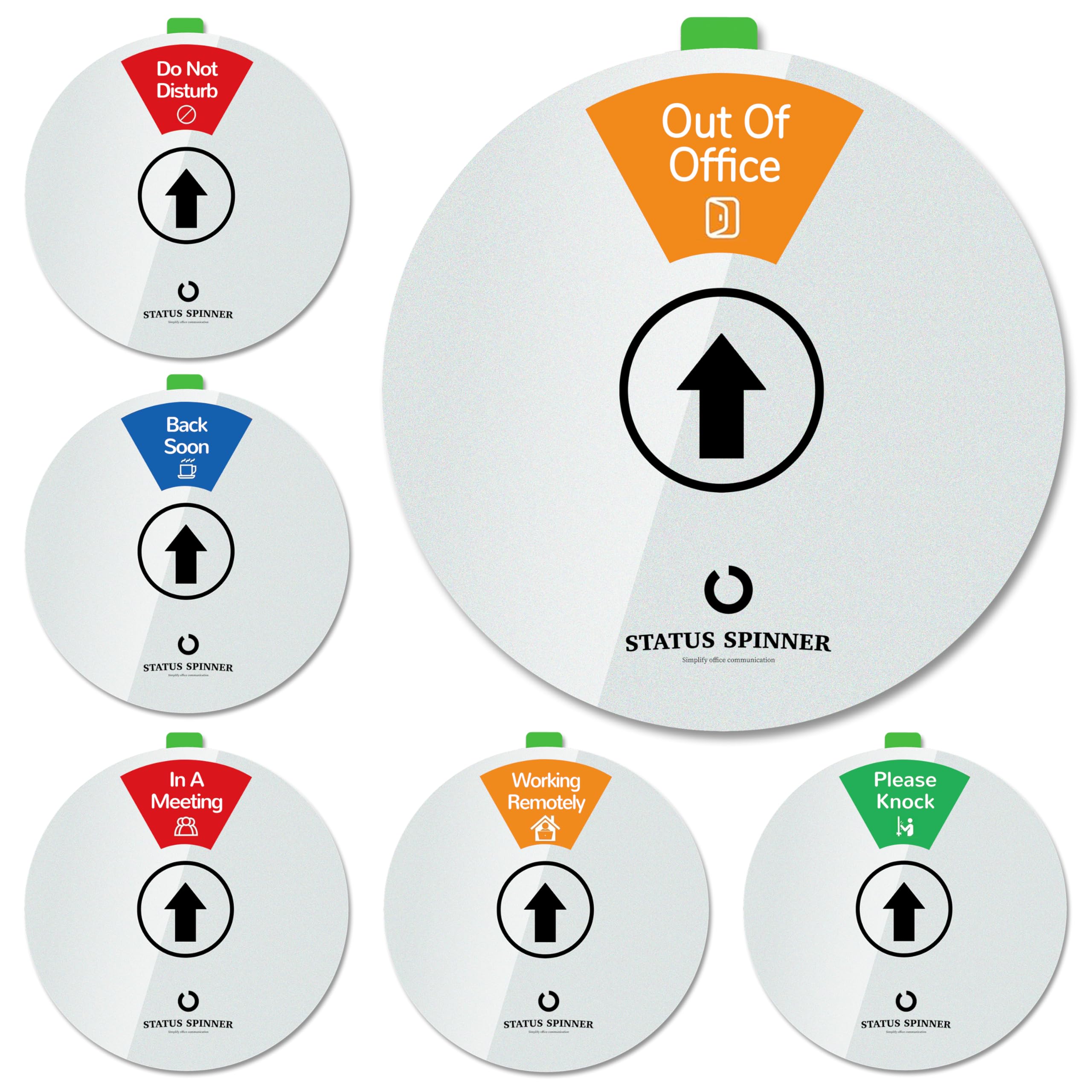 Amazon.com : Out Of Office Sign for Door, 6 Options Status Private Sign ...