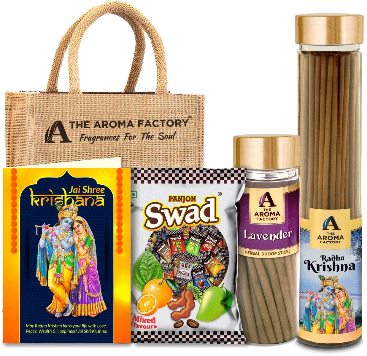 The Aroma Factory Radhakrishna | Janmashtami | Gift Hamper Set | (Swad ...