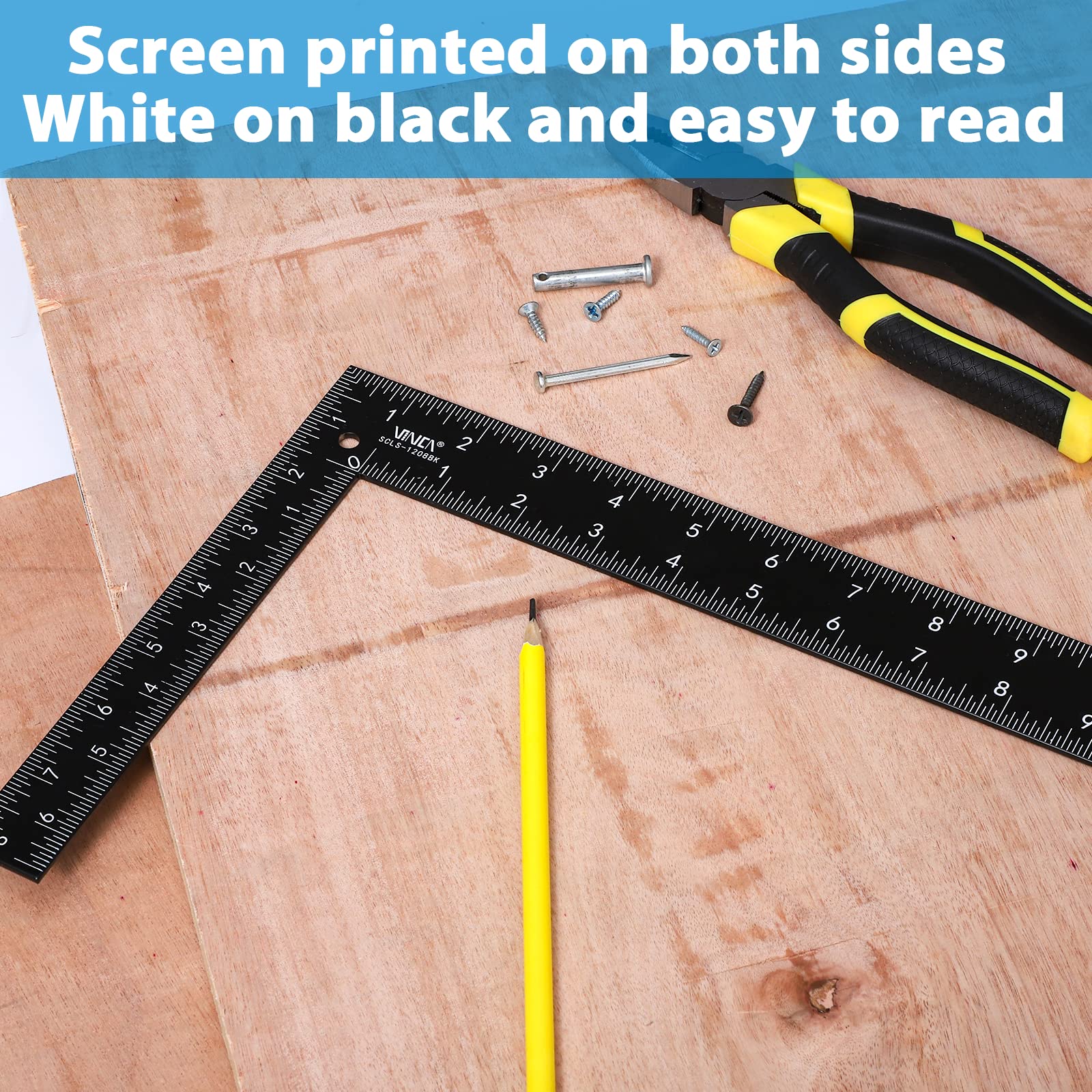 Snapklik.com : VINCA Carpenter Framing L Shape Square