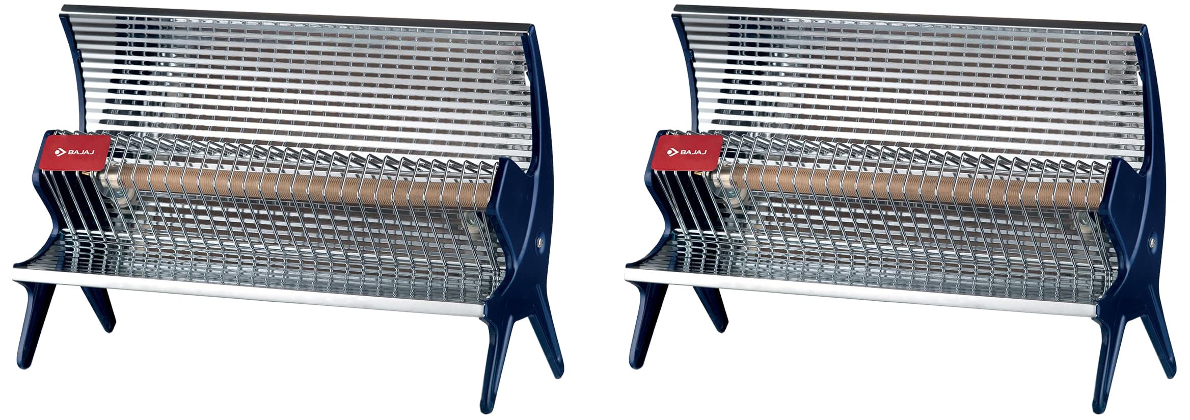 Bajaj Flashy 1000 Watts Radiant Room Heater (Steel) (Pack of 2 ...