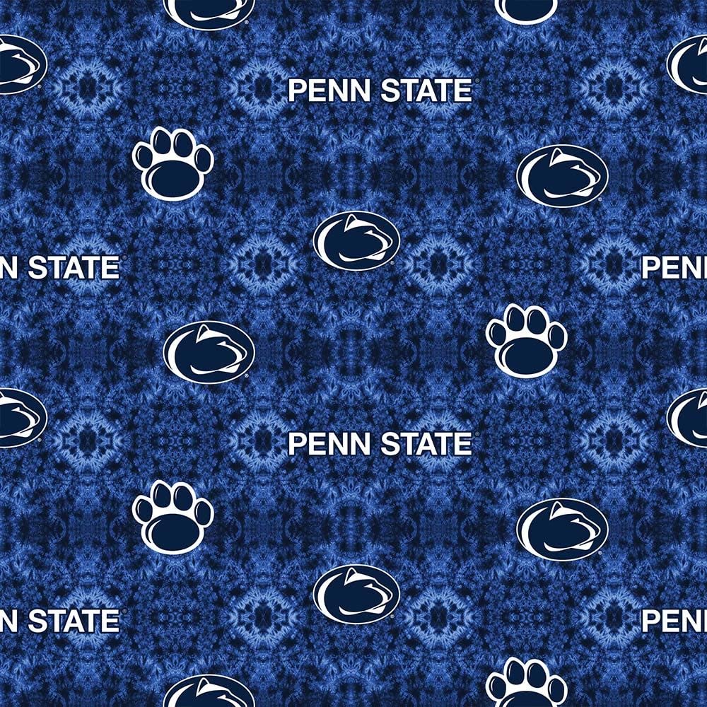 Amazon.com: SYKEL ENTERPRISES Penn State TIE DYE Flannel Fabric-Sold by ...