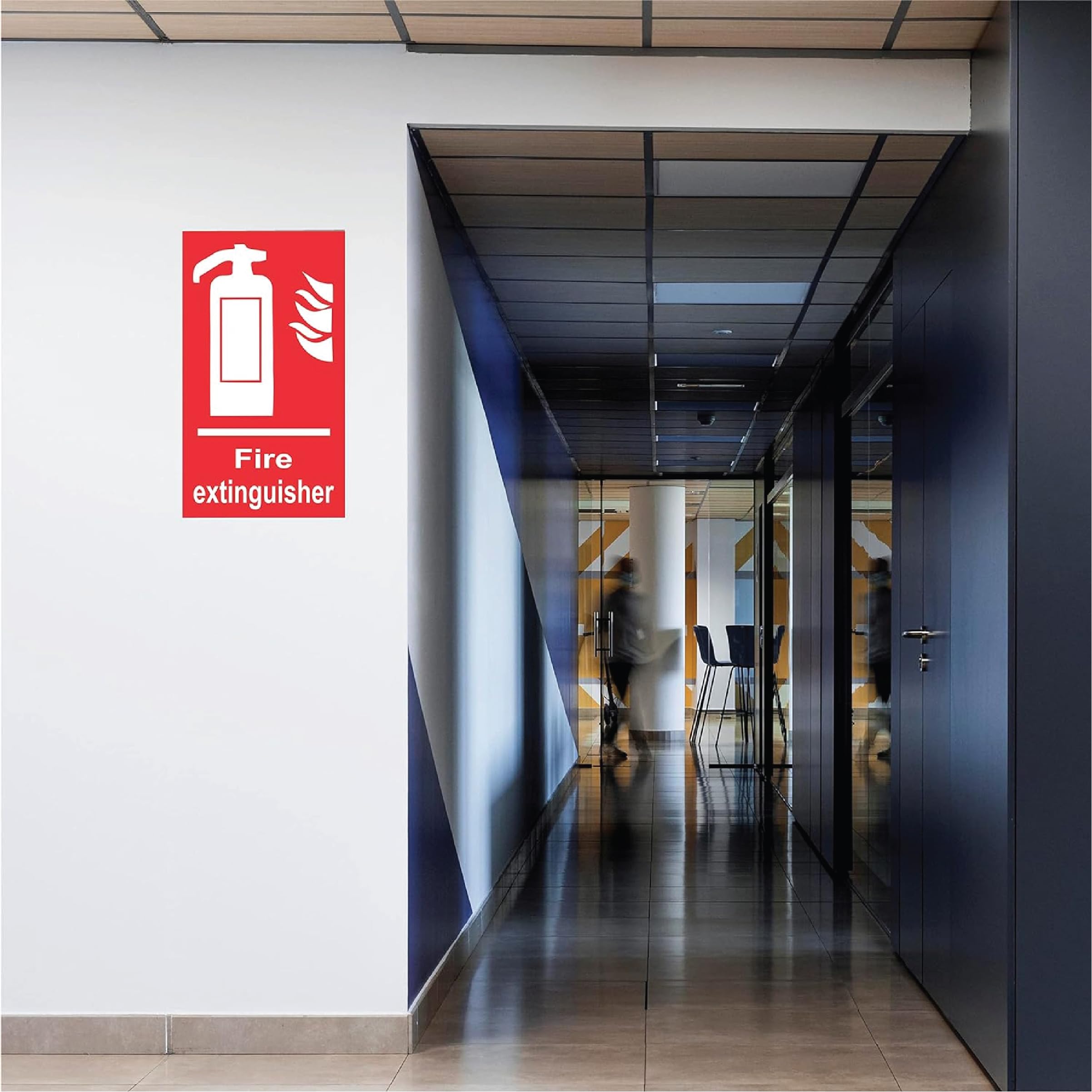 Buy SIGN EVER™ FIre Extinguisher Safety Sign Board Combo For Office ...
