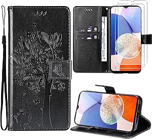 Oududianzi-Coque pour Samsung Galaxy A14 4G / 5G [2X Verre Trempé ...