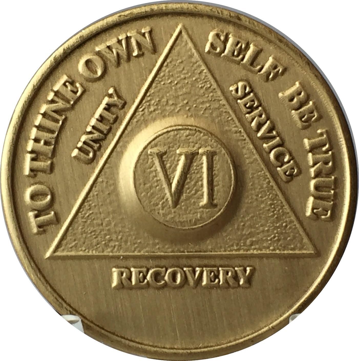 Amazon.com : MEDT 10 Year Bronze AA Recovery Medallion / Coin ...