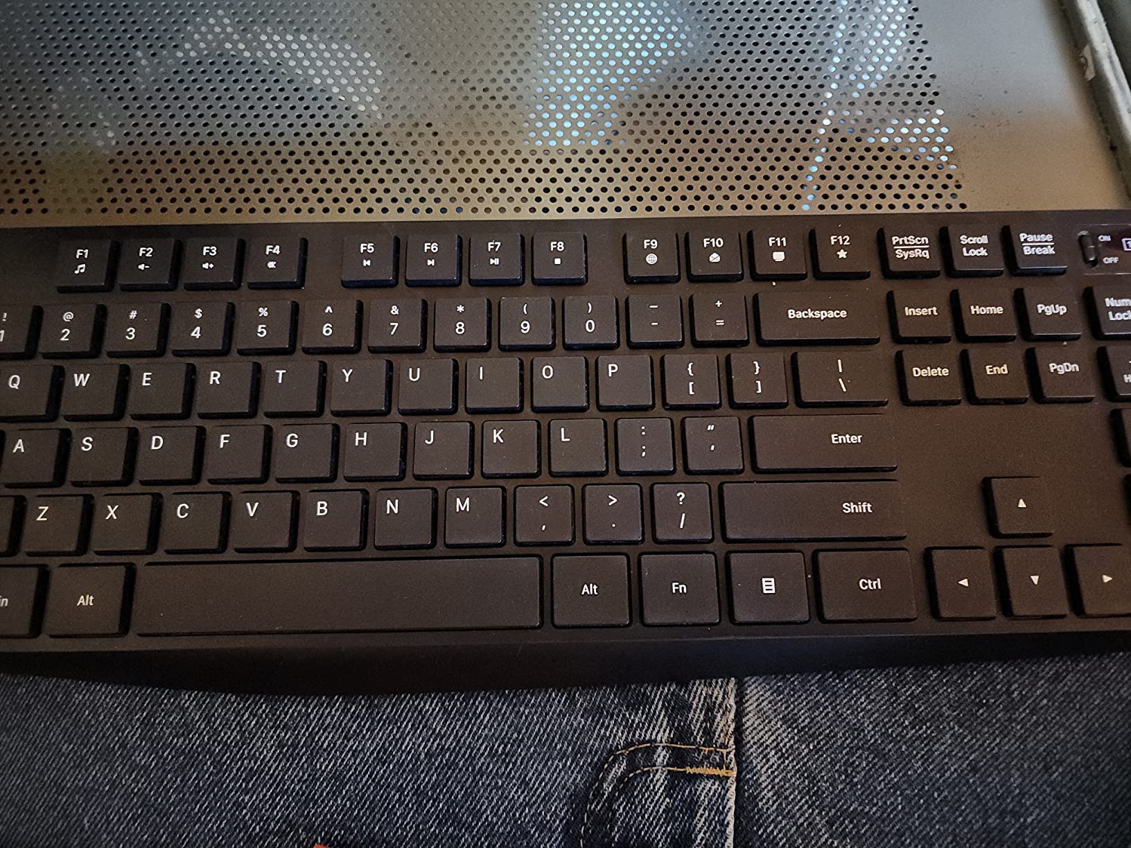 $4/mo - Finance Lovaky MK98 Wireless Keyboard, 2.4G Ergonomic Wireless ...