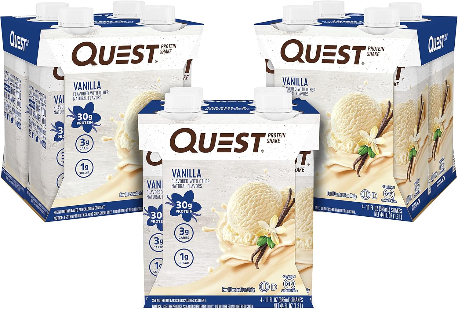 Amazon.com: Quest Nutrition Vanilla Protein Shake, High Protein, Low ...