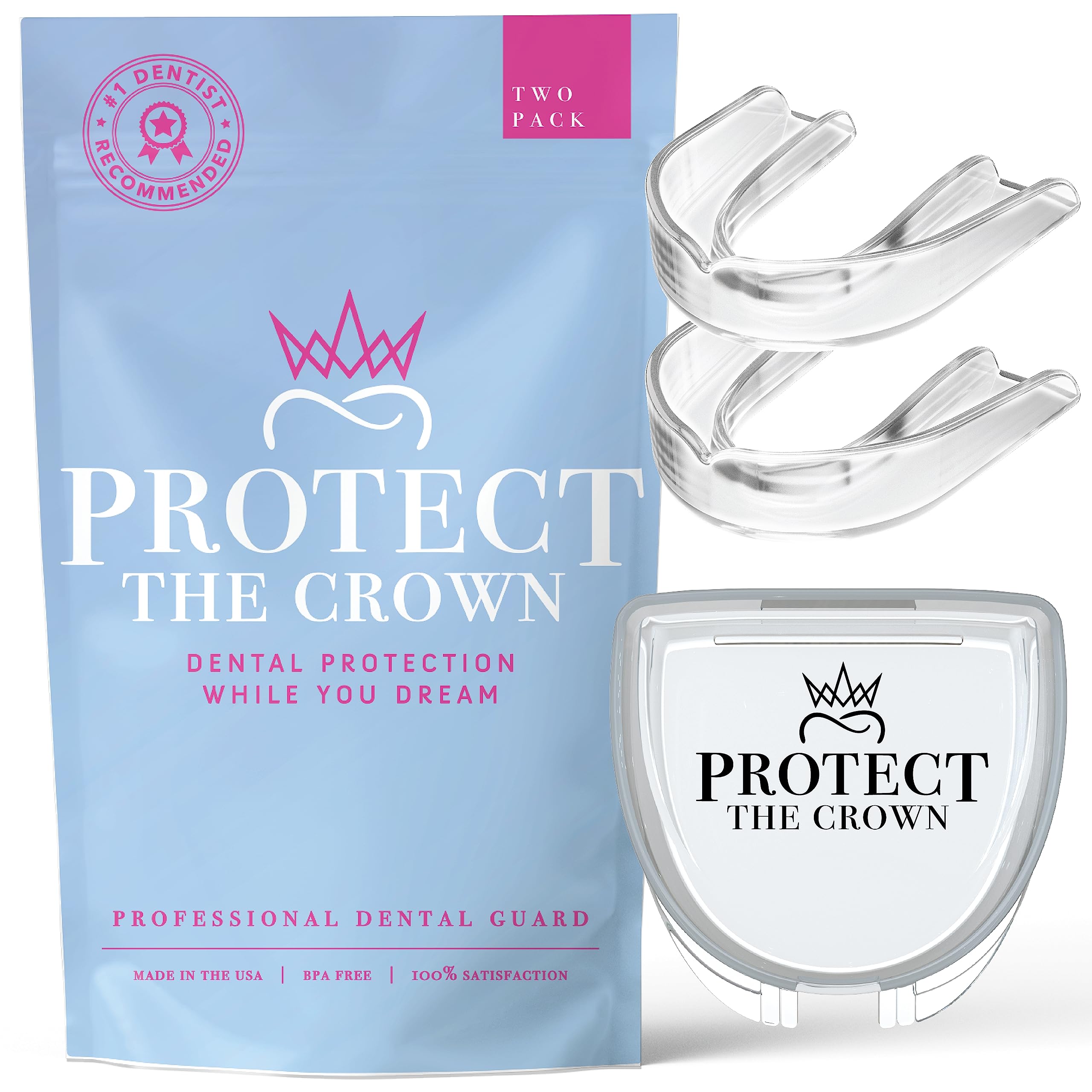 Amazon.com: Protect The Crown Night Guard 2 Pack - Mouthguard for Teeth ...