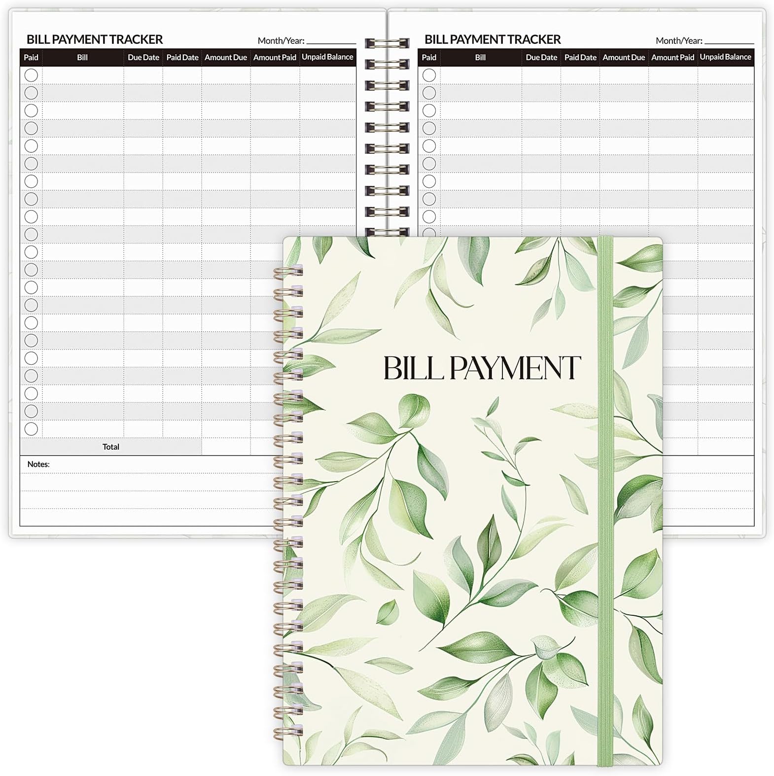 Amazon.com : Bill Payment Tracker - Bill Tracker Notebook, Monthly Bill ...