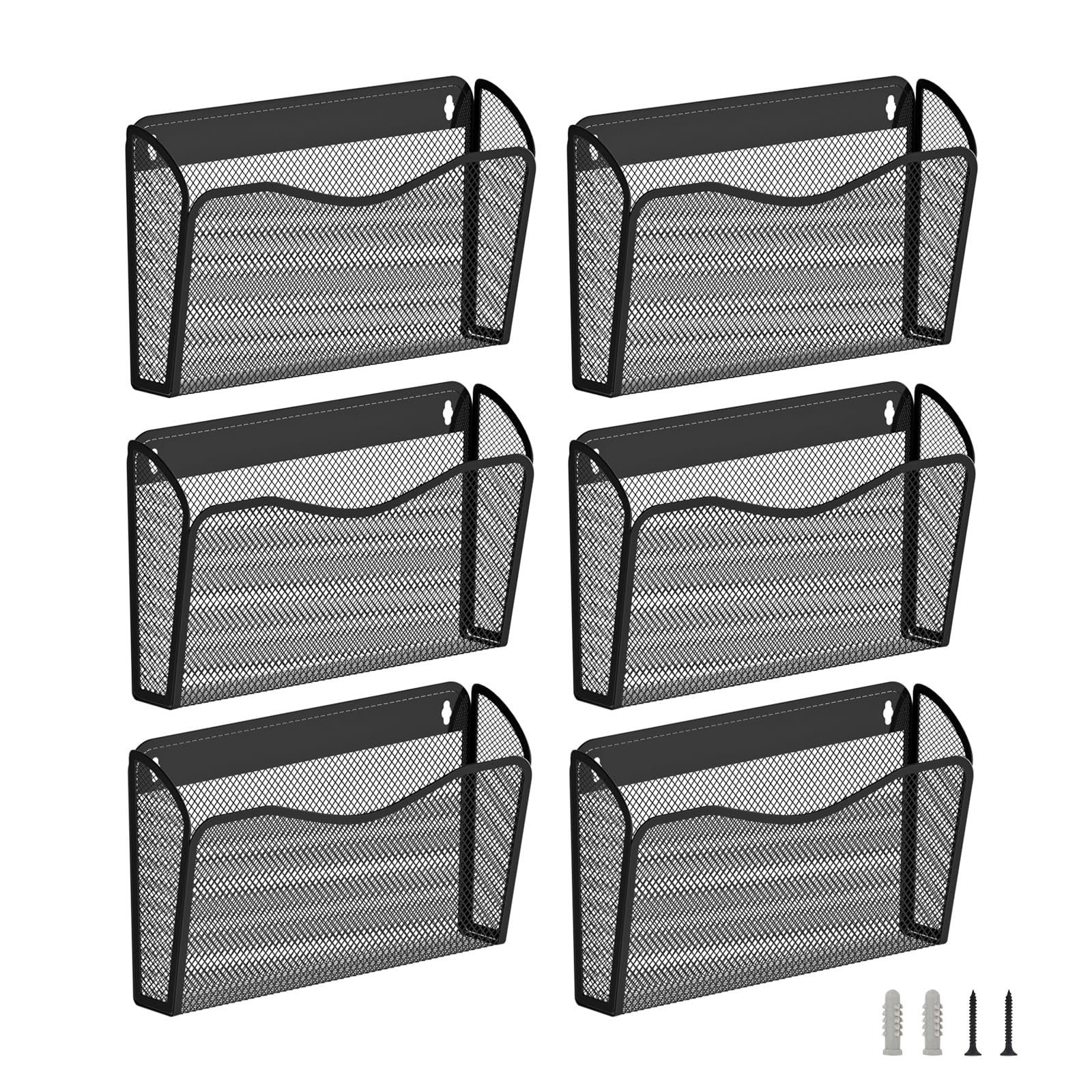 BOHDK Wall File Organizer, Mesh Hanging File Organizer, Home Office ...