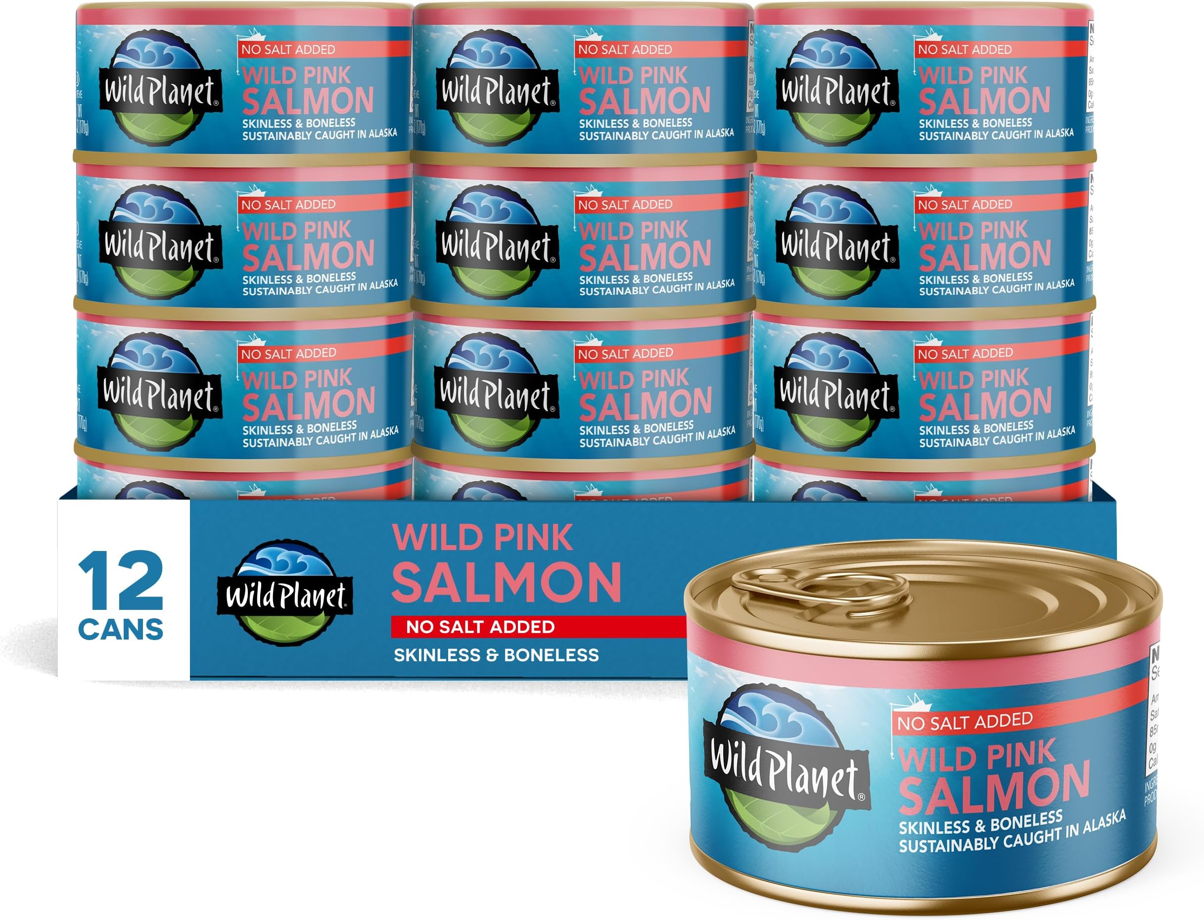 Amazon.com: Bumble Bee Skinless & Boneless Canned Pink Salmon in Water ...