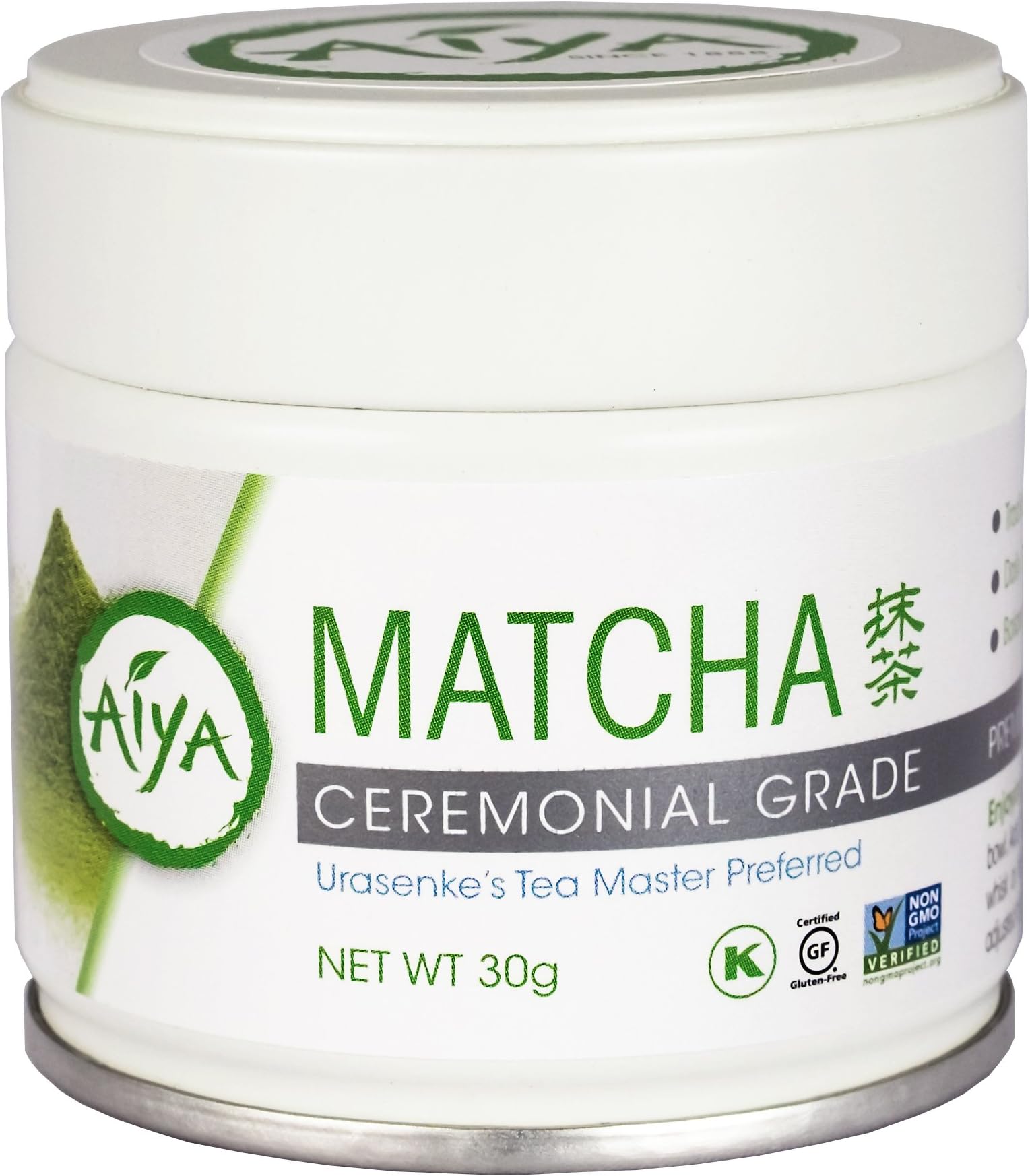 Amazon.com: Aiya Japanese Sweetened Matcha Blend - Ceremonial Grade ...