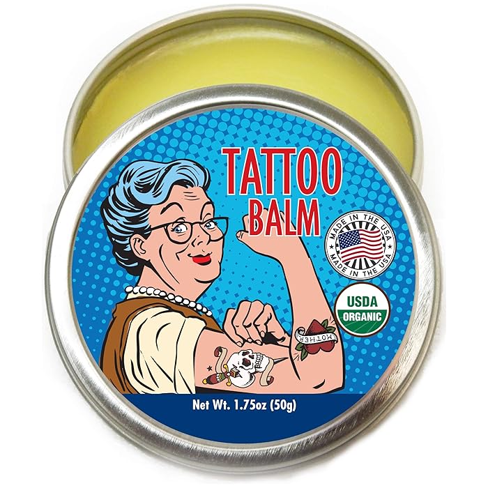Buy Organic Tattoo Aftercare Balm - 100% Natural, Made in USA, & USDA ...