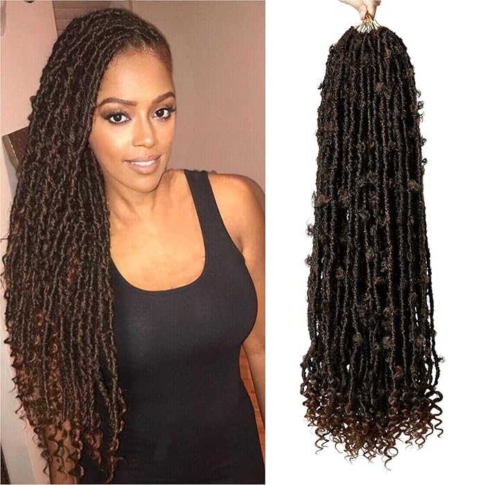 Buy Glecurv 28 Inch Butterfly Locs Crochet Hair 7 Packs Butterfly Locs ...