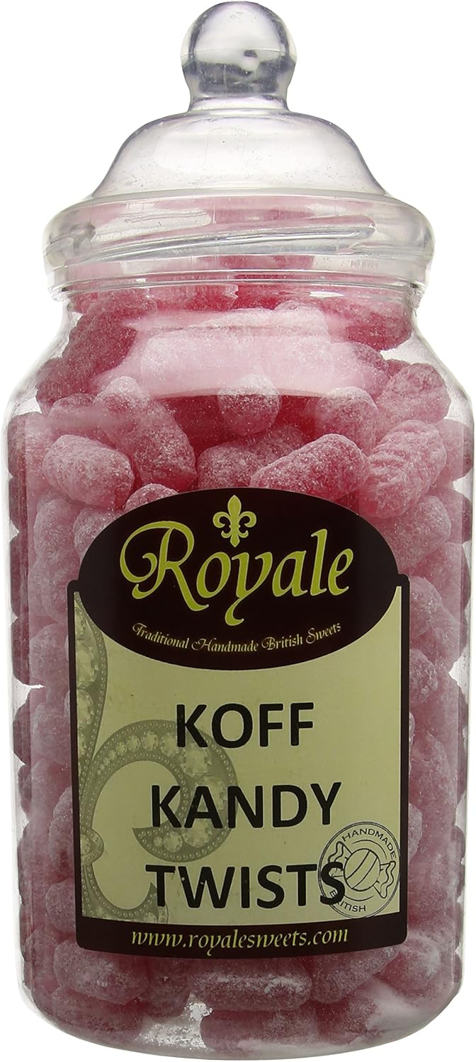 Royale Boiled Sweets Jar Koff Kandy Twists 2.5 Kg : Amazon.co.uk: Grocery