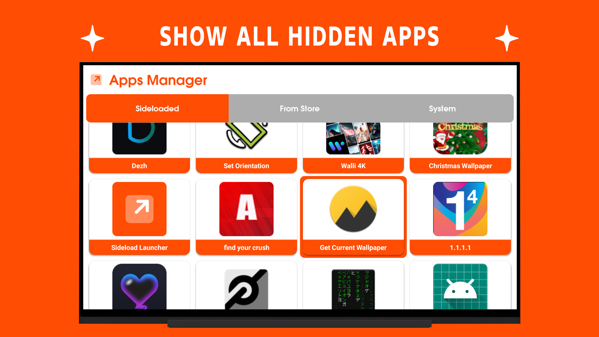Apps Manager: App Opener, Uninstall Apps, Shortcut Maker & Sideload Launcher | TV Sideload ...