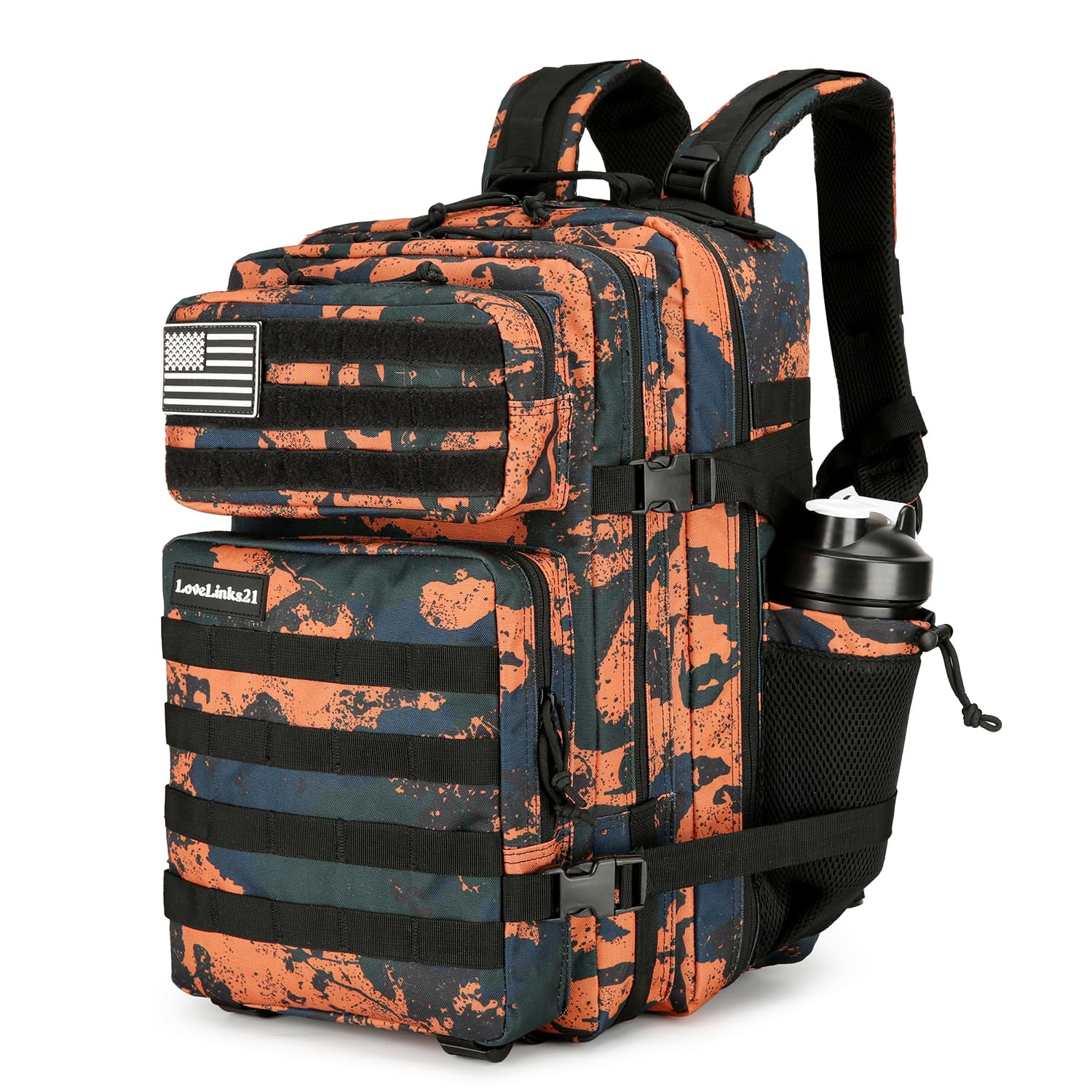 Amazon.com: Lovelinks21 25L Tactical Backpack for Men Women Military ...