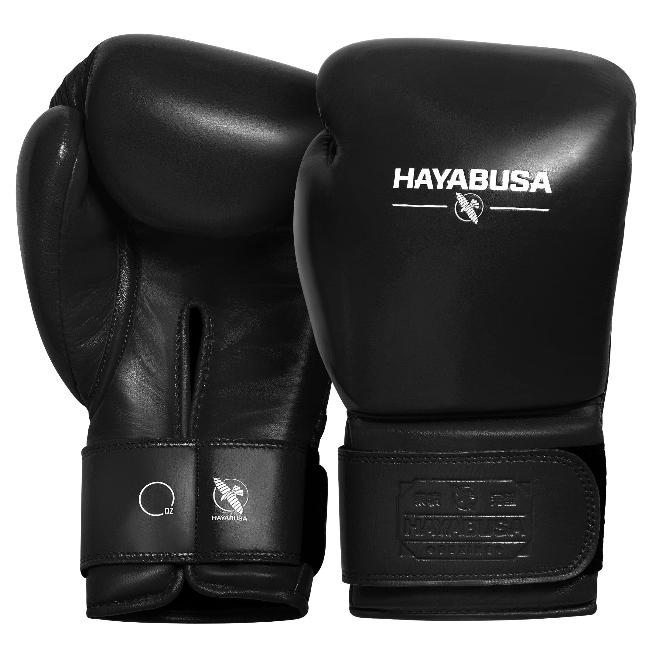 Hayabusa Pro Leather Hook and Loop Boxing Gloves for Men and Women 20oz ...