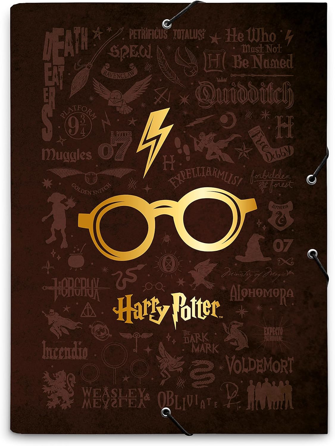 Amazon.com : Offical Harry Potter A4 Subject Divider Folder - 13.4 x 10 ...