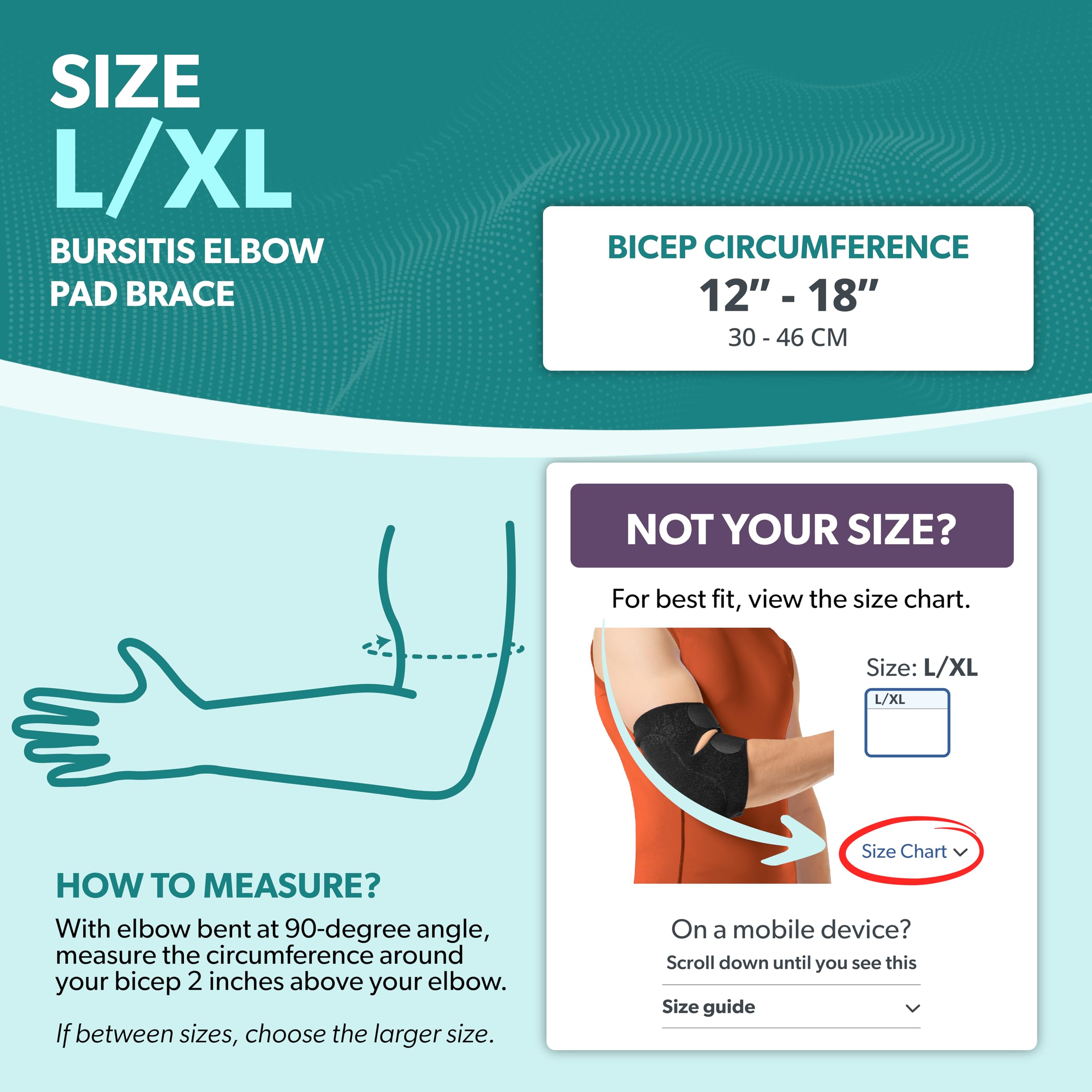 Snapklik.com : BraceAbility Bursitis Elbow Pad Brace Compression Arm ...