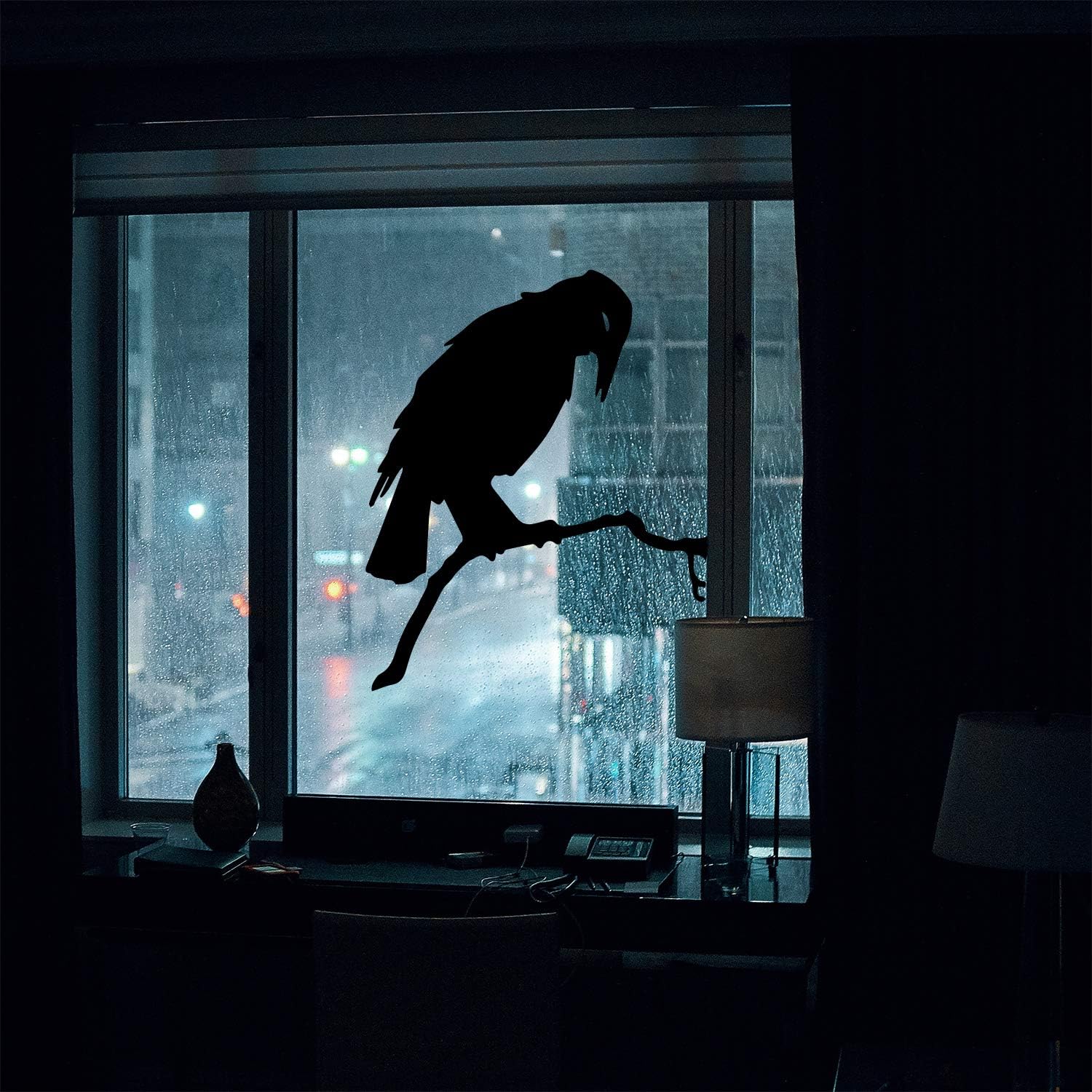 M MLM Black Flying Birds Wall Decal - 12 Pcs Vinyl Pigeon Stickers for ...