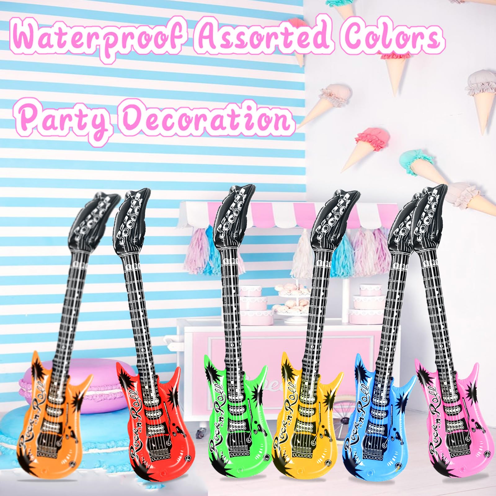 Party Favors Bulk Deals!Inflatable Guitar, 36 Inch Blow Up Guitar ...