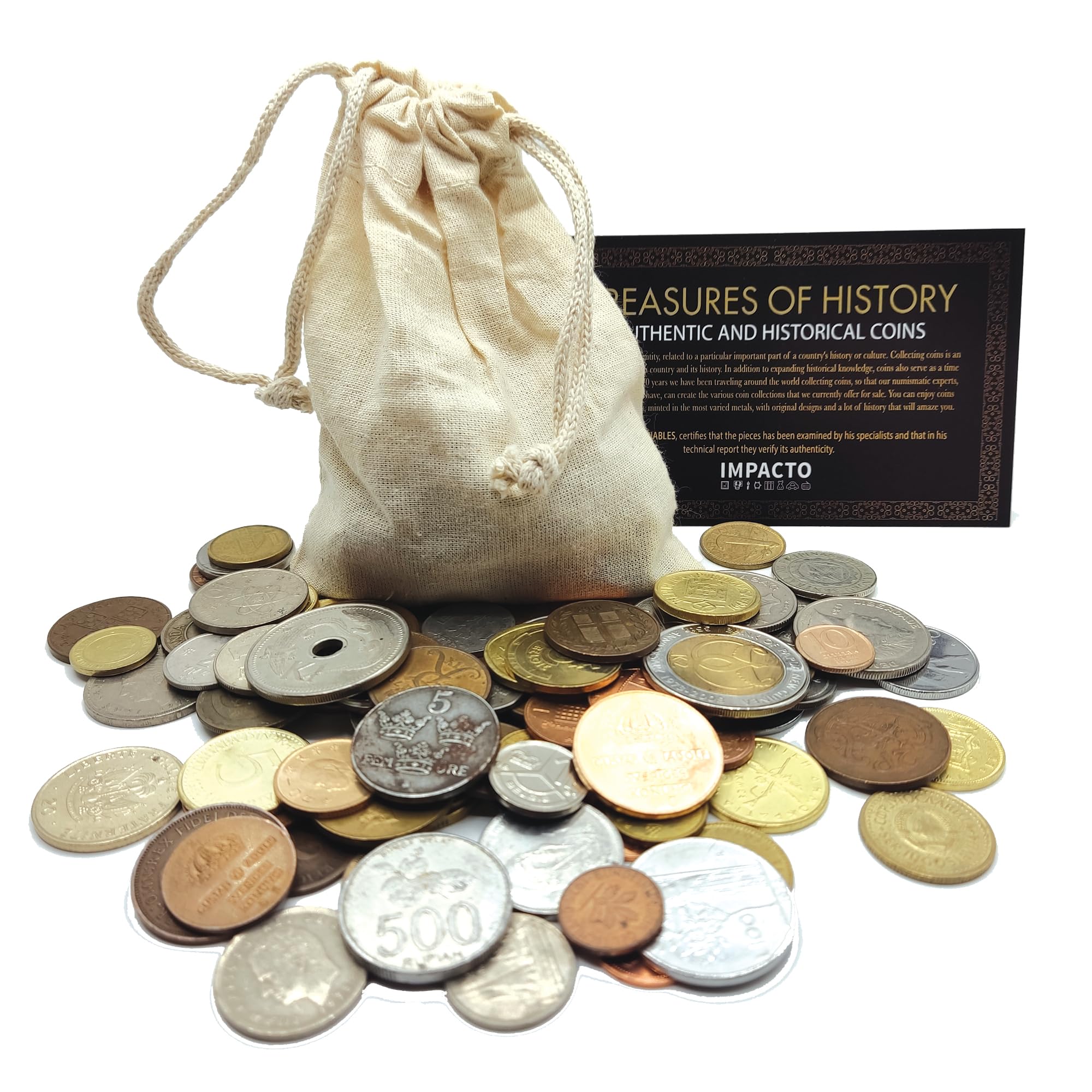 Amazon.com: IMPACTO COLECCIONABLES Three-Century-Old Pound Coins from 5 ...