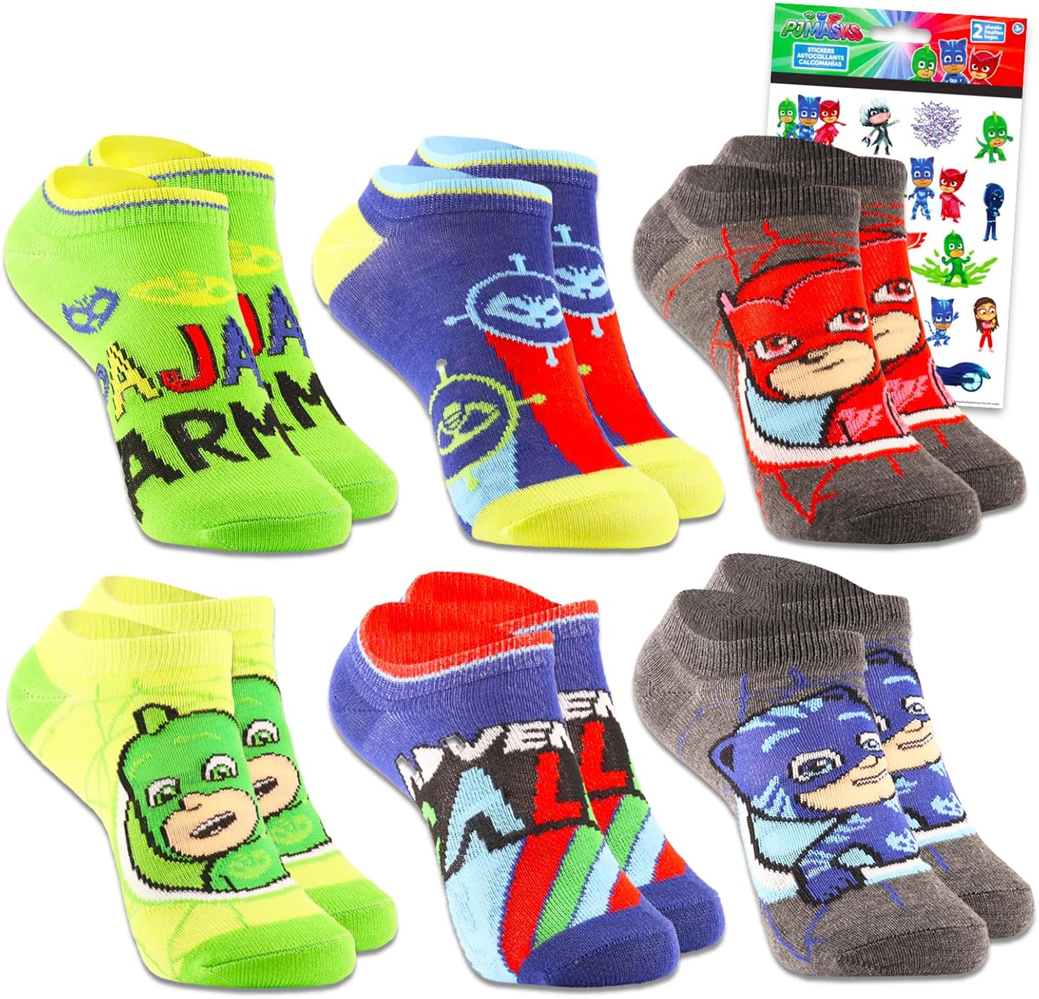 Amazon.com: Disney PJ Masks Socks Boys Set - PJ Masks Accessories ...