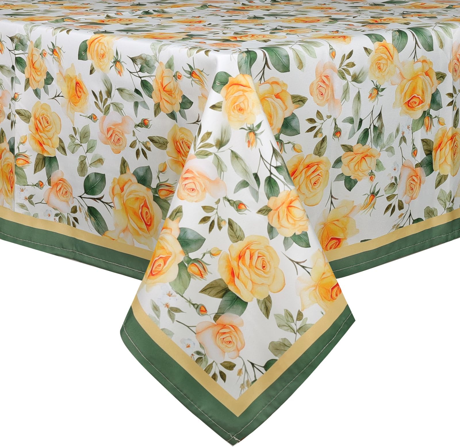 Arquiel Nappe De Table Rectangulaire Floral Roses, Nappes Antitache ...