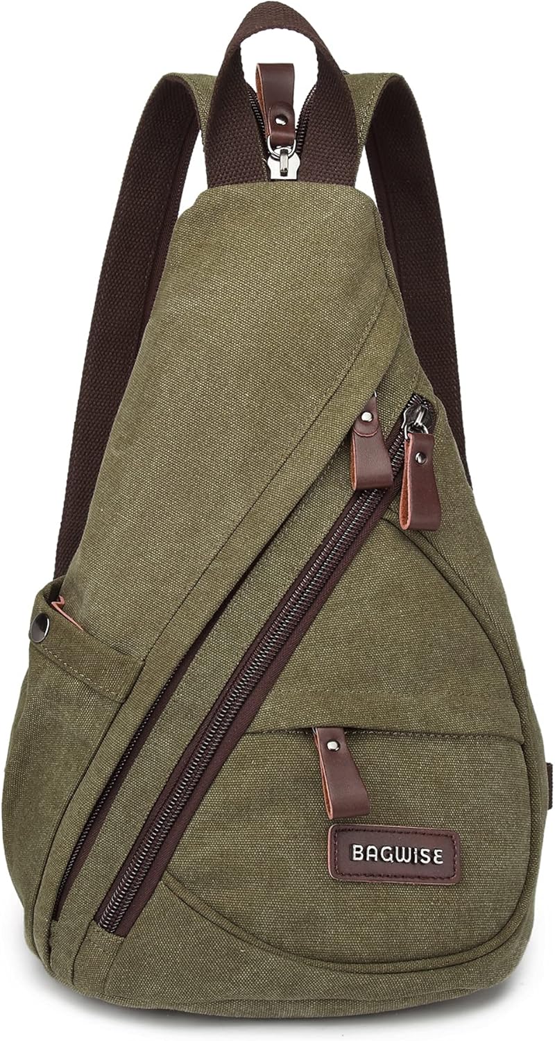 Amazon.com: bagwise Canvas Mini Backpack Purses for Women Men, Vintage ...
