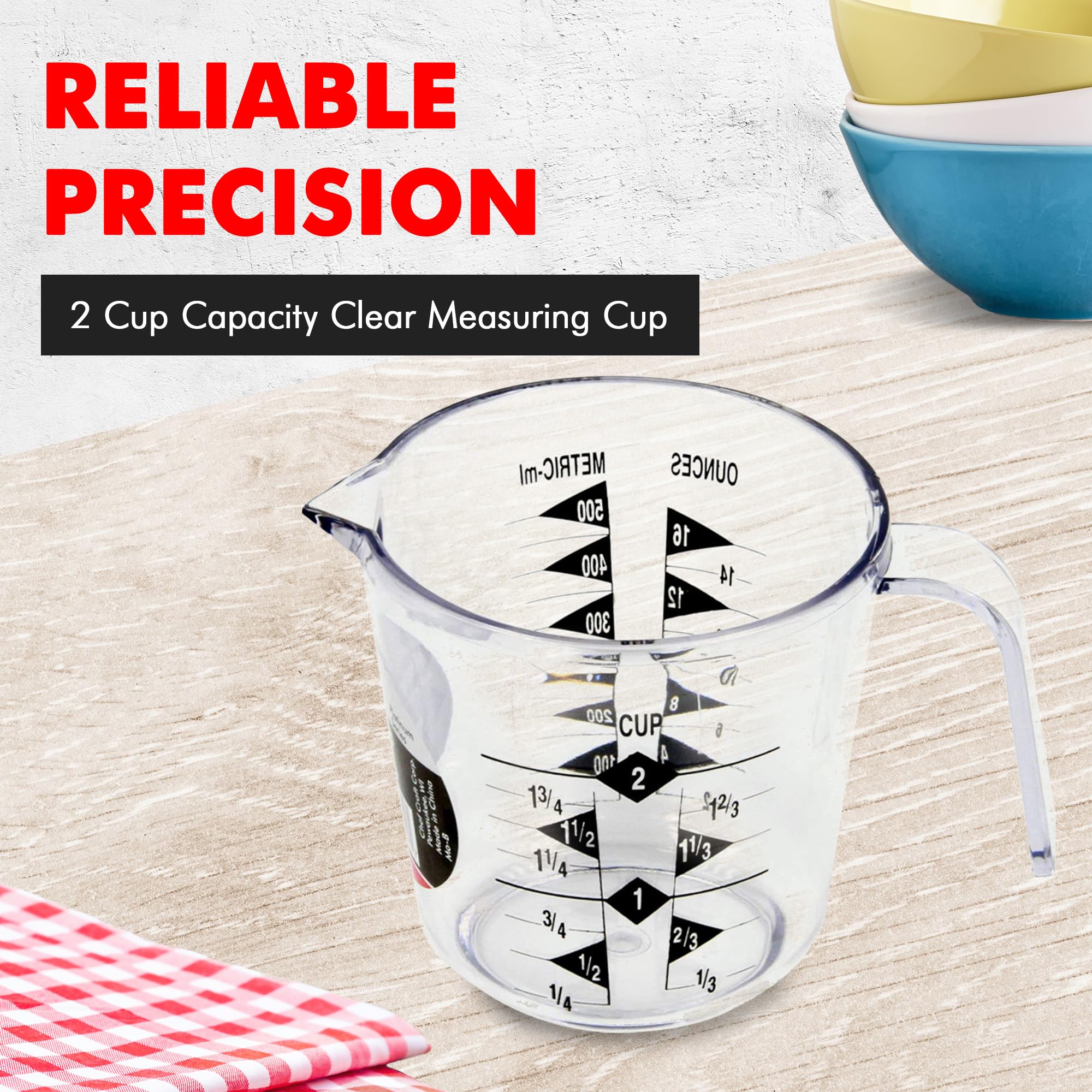Snapklik.com : Chef Craft Select Plastic Measuring Cup