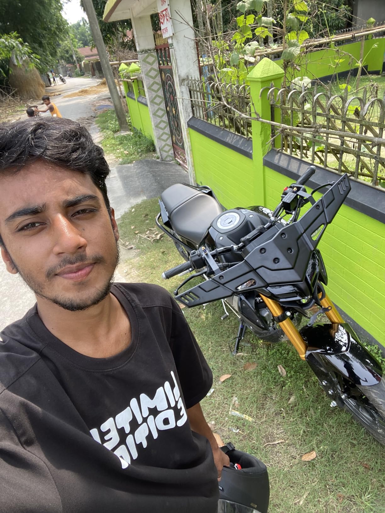 Saiga Parts Buffalo Visor Front Mask for Yamaha MT15 (Matte Black ...