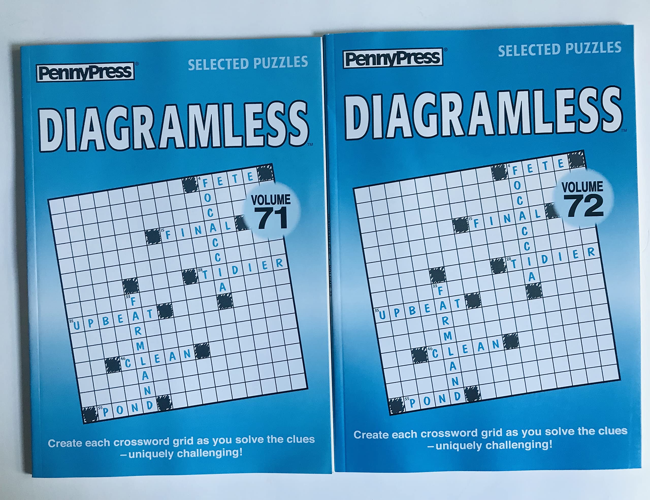 Amazon.com: Volumes 71 and 72 of Diagramless Crossword Puzzles from The ...