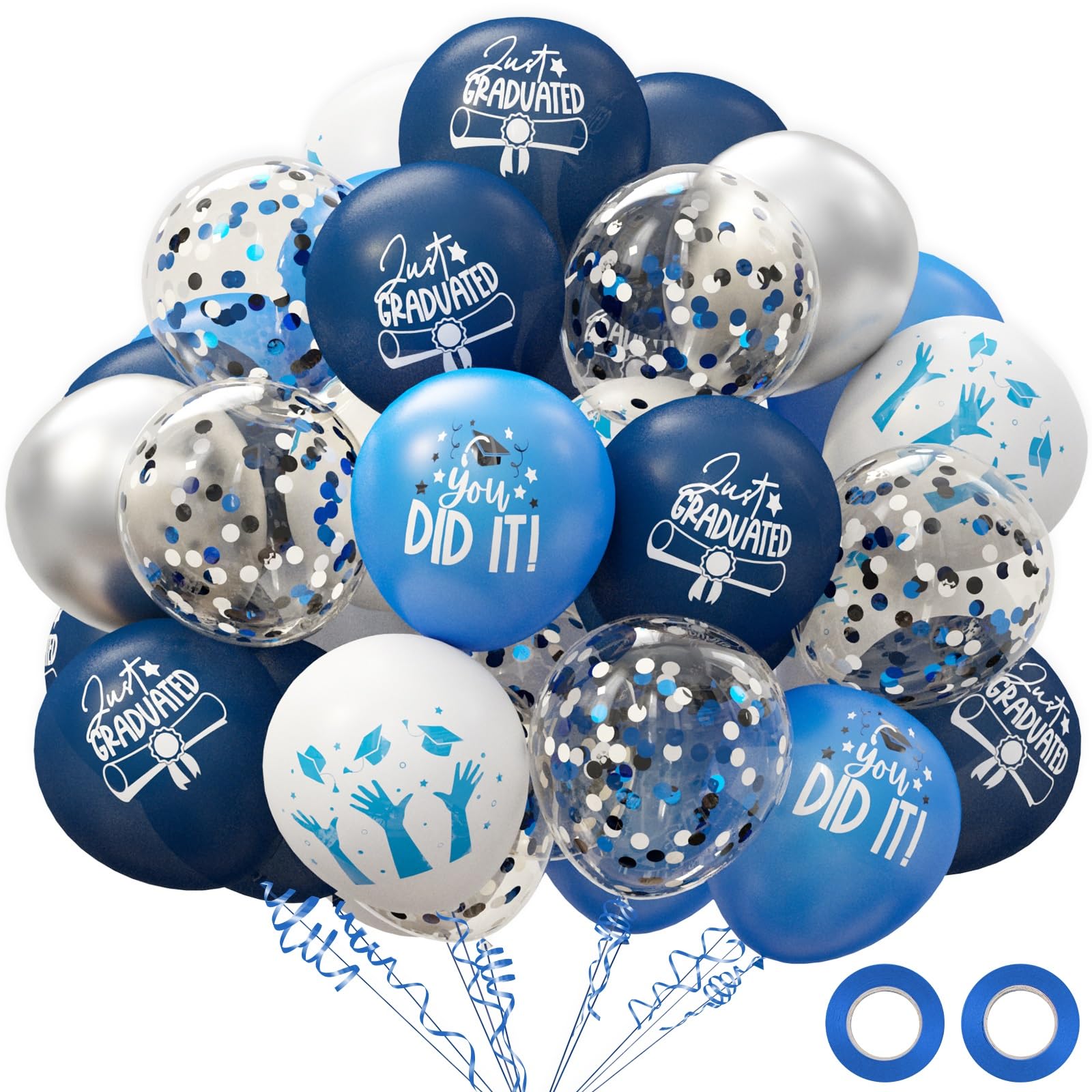 Amazon.com: 2025 graduation party decorations, 70pcs graduation ...