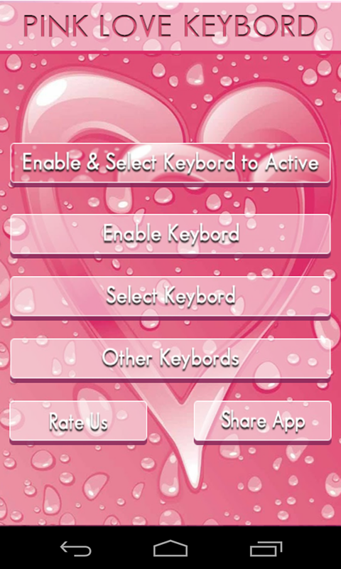 Pink Love Keyboard - App on Amazon Appstore