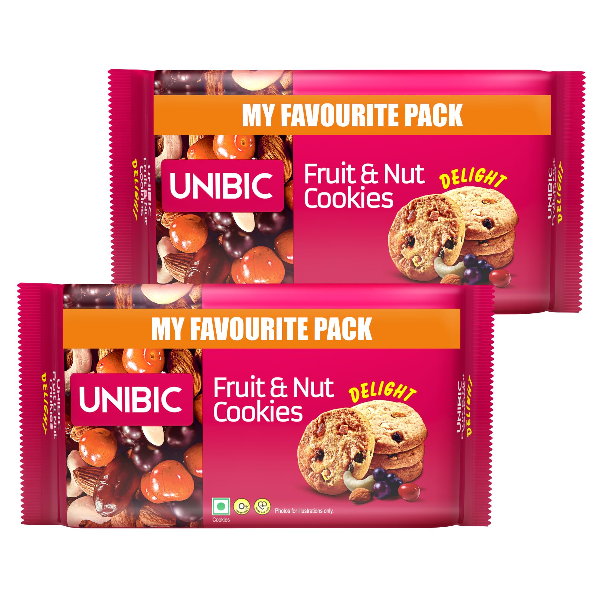Unibic - Fruit & Nut Cookies, 600 gm (300 gm X 2) : Amazon.in: Grocery ...