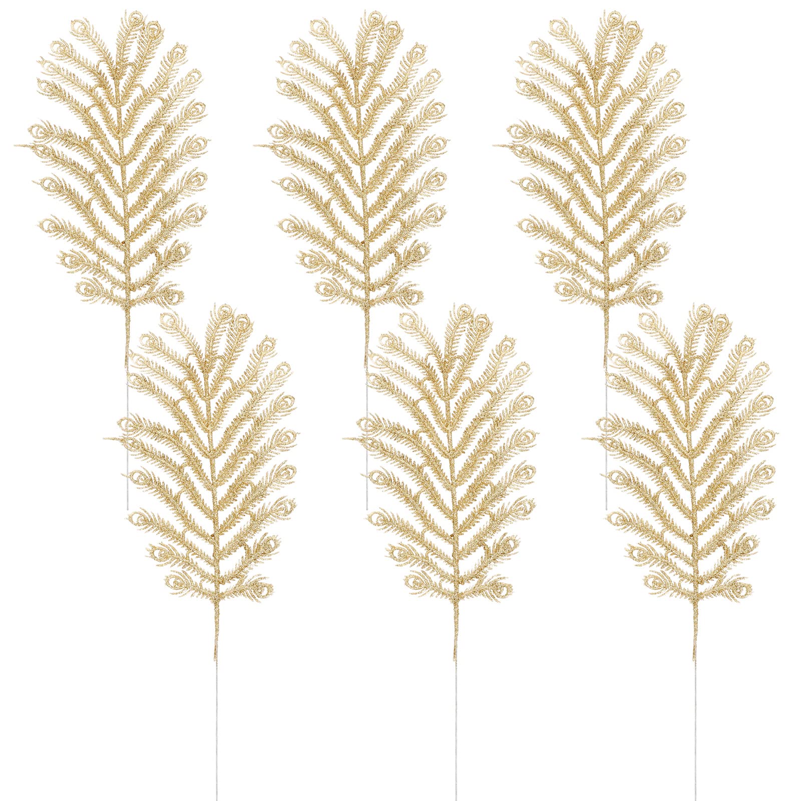 Amazon.com: Holibanna Feather Picks Sequined Ostrich Feather Artificial ...