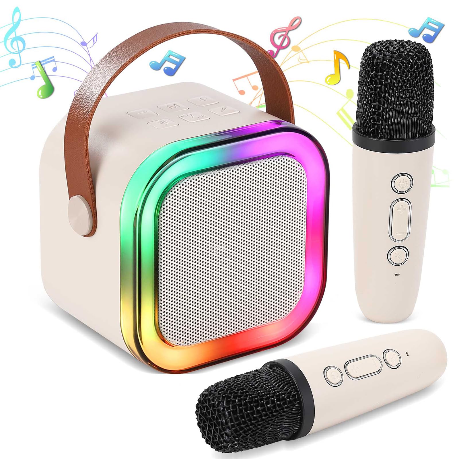 Amazon.com: Mini Karaoke Machine for Kids, Portable Bluetooth Speaker ...