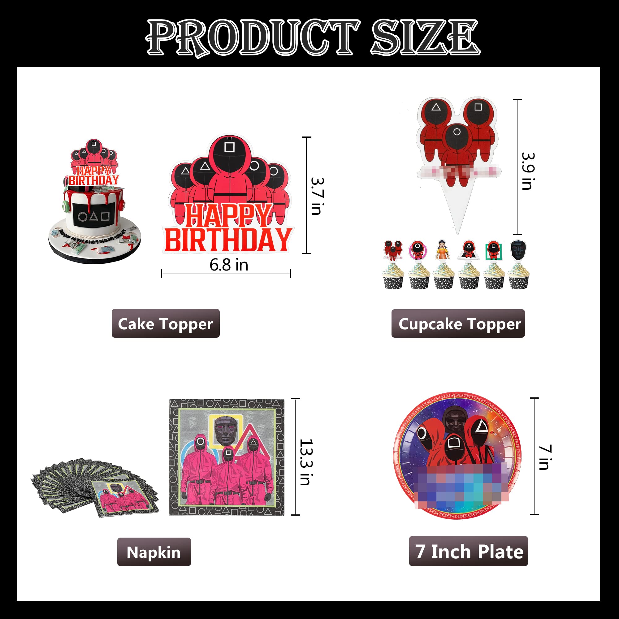 TV Game Birthday Party Decorations, TV Game Theme Party Supplies Set ...